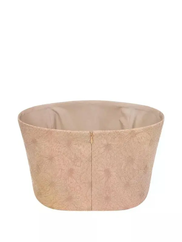 Max Mara Floral-lace Strapless Bustier Top