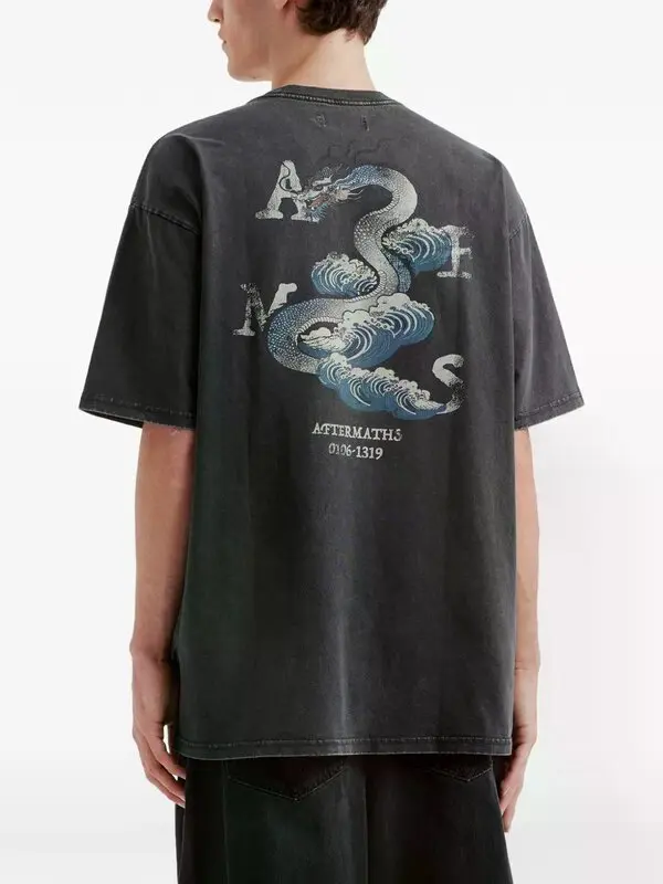 AFTERMATHS Dragon-print T-shirt