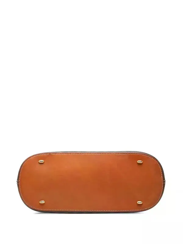 Celine 1997 Macadam Coated Canvas Dome Satchel
