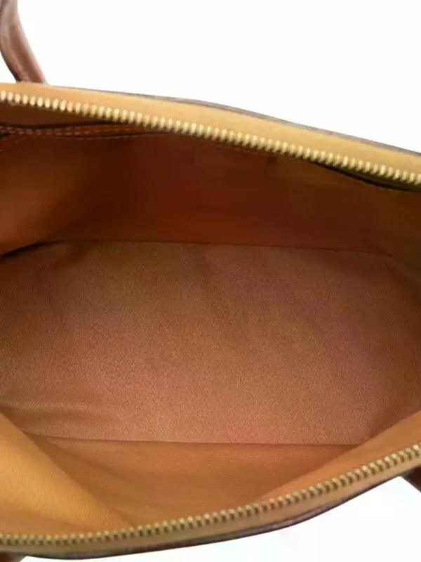Celine 1997 Macadam Coated Canvas Dome Satchel