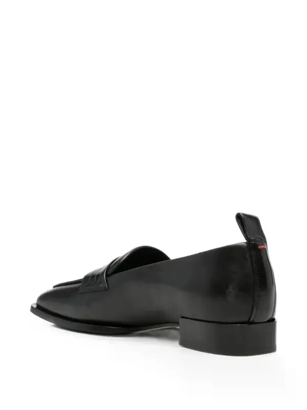AeydĒ Square-toe Leather Loafers