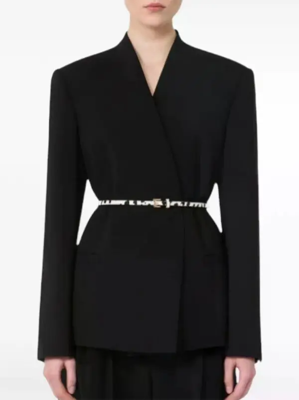 Max Mara Belted Double-breasted Jacket