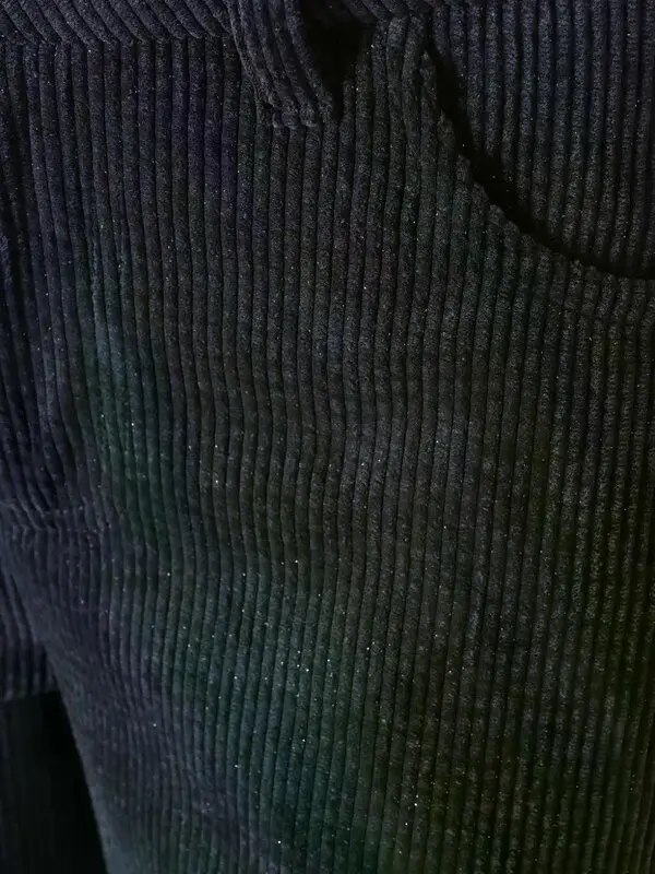 Ermanno Scervino Glitter-effect Corduroy Trousers
