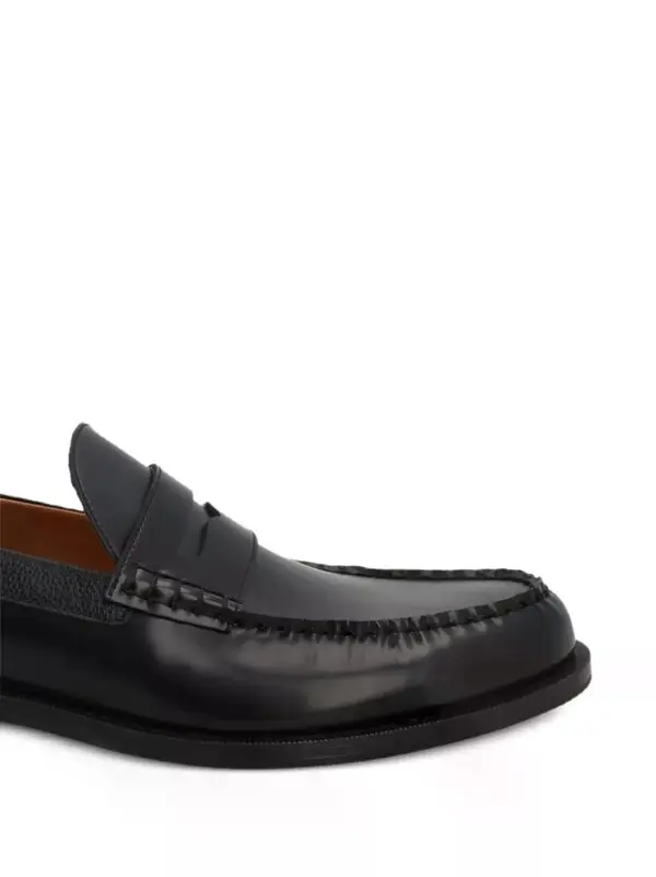 Hugo Leather Penny Loafers