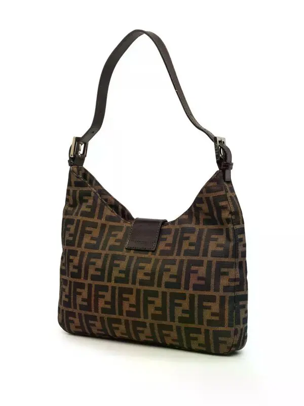 Fendi 2000-2010 Zucca Canvas Shoulder Bag