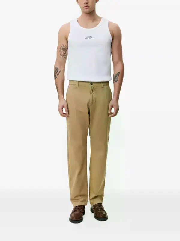 LES DEUX Straight-leg Chino Trousers