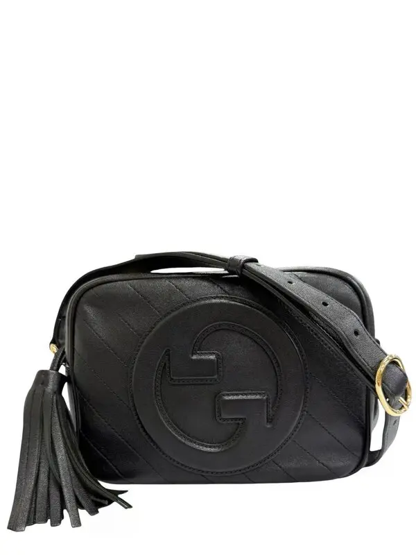 Gucci 2016-2026 Small Calfskin Blondie Crossbody Bag - Black