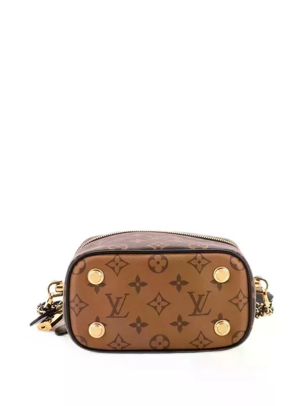 LOUIS VUITTON Vanity Handbag Reverse Monogram Canvas Pm Satchel