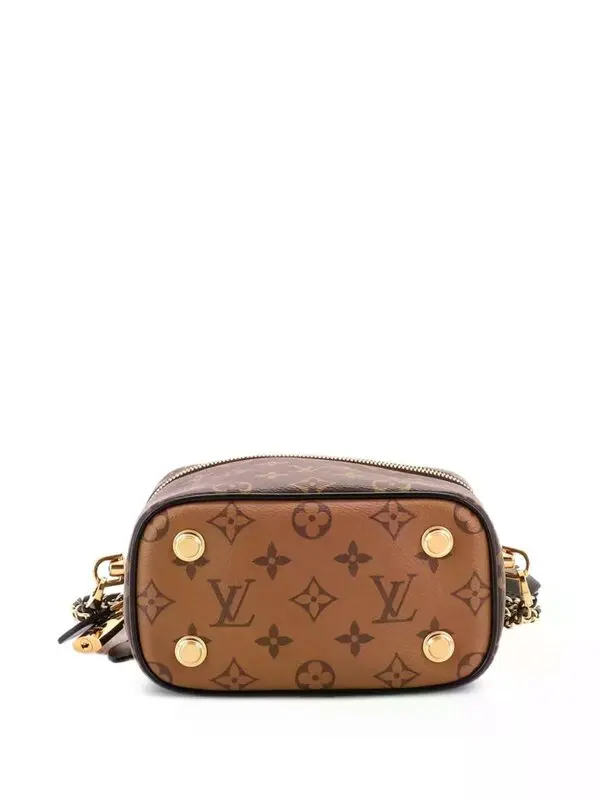 LOUIS VUITTON Vanity Handbag Reverse Monogram Canvas Pm Satchel