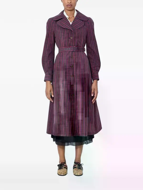 VIVIENNE WESTWOOD Belted Button-down Trench Coat