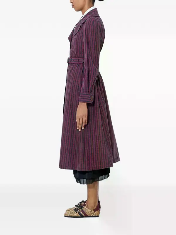 VIVIENNE WESTWOOD Belted Button-down Trench Coat