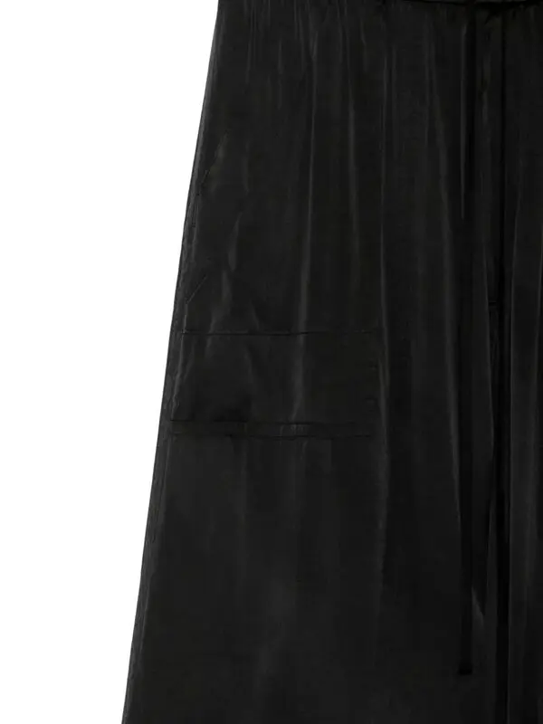 JULIUS Drawstring-waist Pocket-detail Trousers