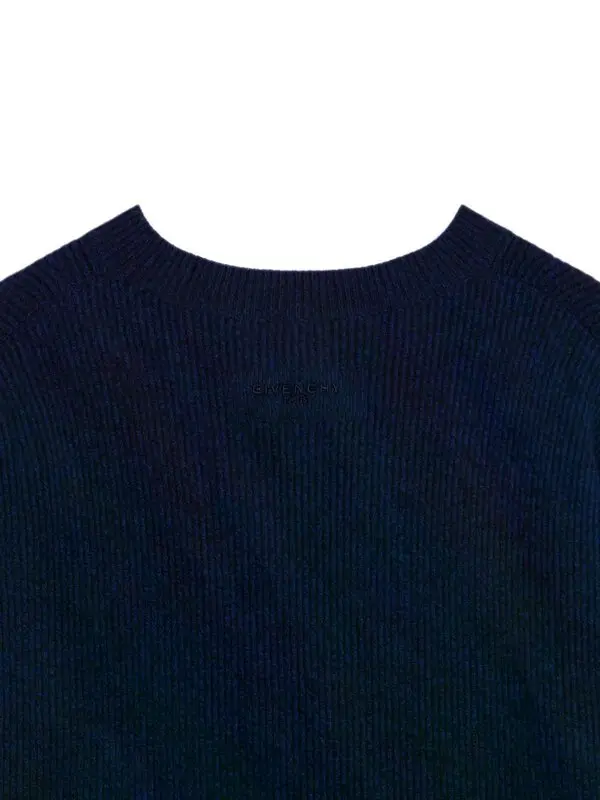 Givenchy Asymmetric Ribbed-knit Sweater