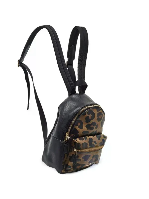 COACH VINTAGE Leopard-print Backpack