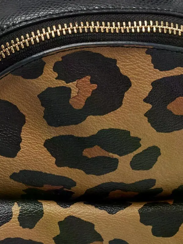 COACH VINTAGE Leopard-print Backpack