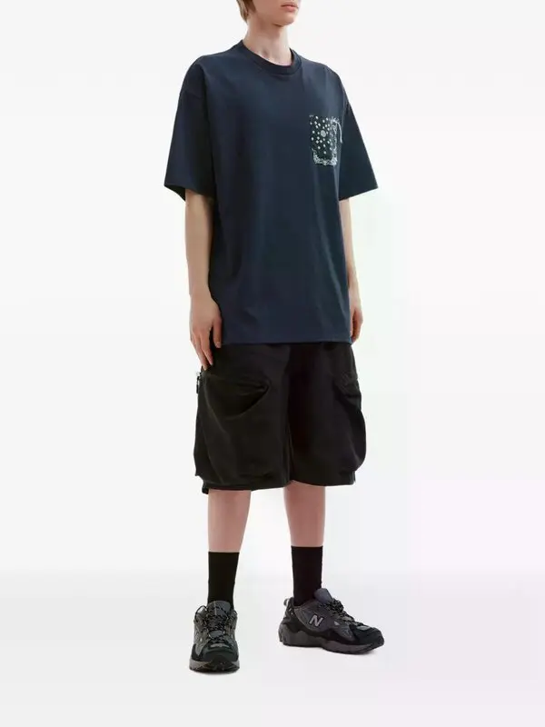 AFTERMATHS Bandana-print Pocket T-shirt