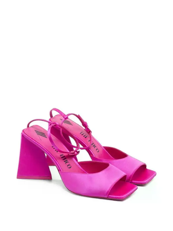 Attico Piper Pyramid-heel Sandals