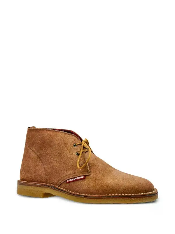 Dsquared2 Lace-up Suede Boots