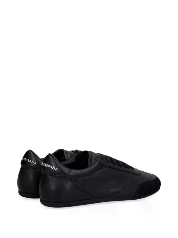 Dolce & Gabbana Suede-panelled Leather Sneakers