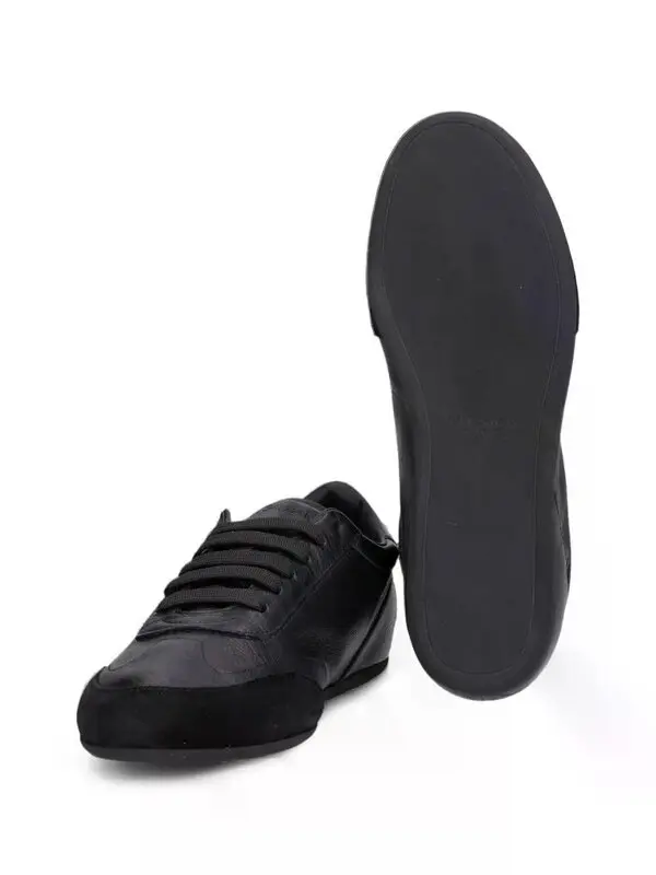 Dolce & Gabbana Suede-panelled Leather Sneakers
