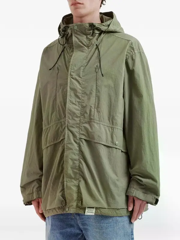AFTERMATHS Hooded Windbreaker Jacket