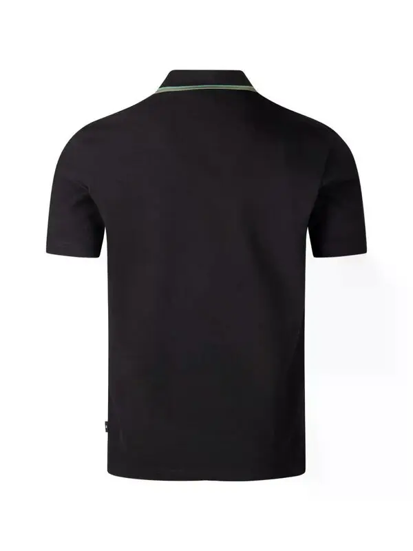 Paul Smith Stripe-trim Button-through Polo Shirt