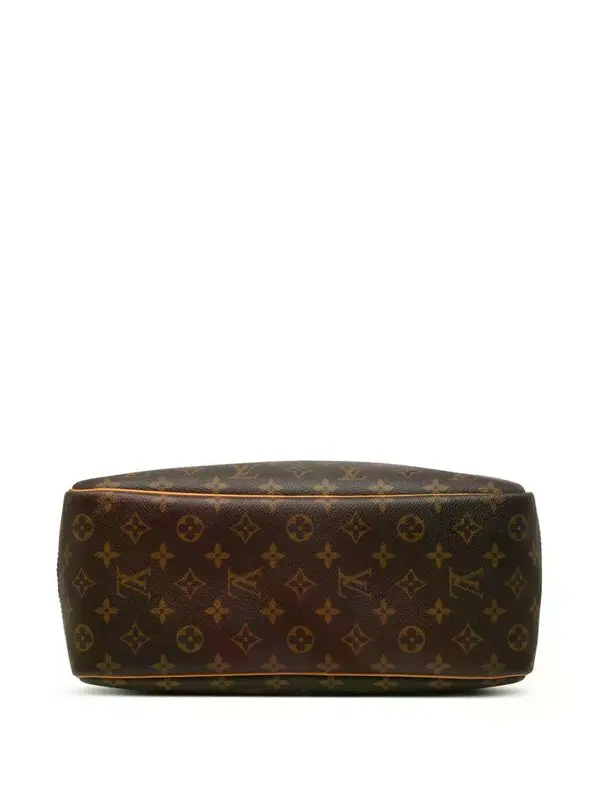 LOUIS VUITTON 1997 Monogram Deauville Handbag - Brown