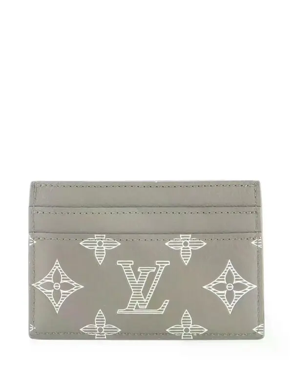 LOUIS VUITTON Double Monogram Shadow Leather Card Holder