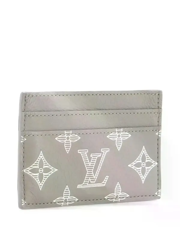 LOUIS VUITTON Double Monogram Shadow Leather Card Holder