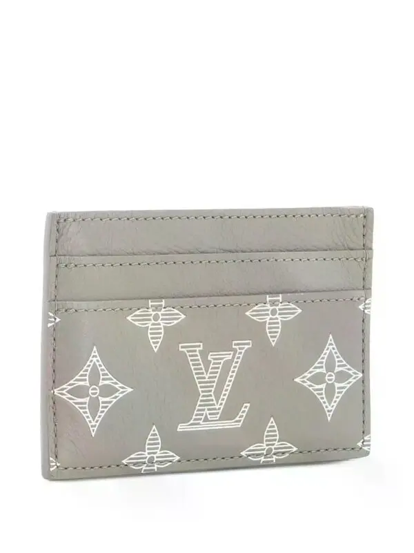 LOUIS VUITTON Double Monogram Shadow Leather Card Holder