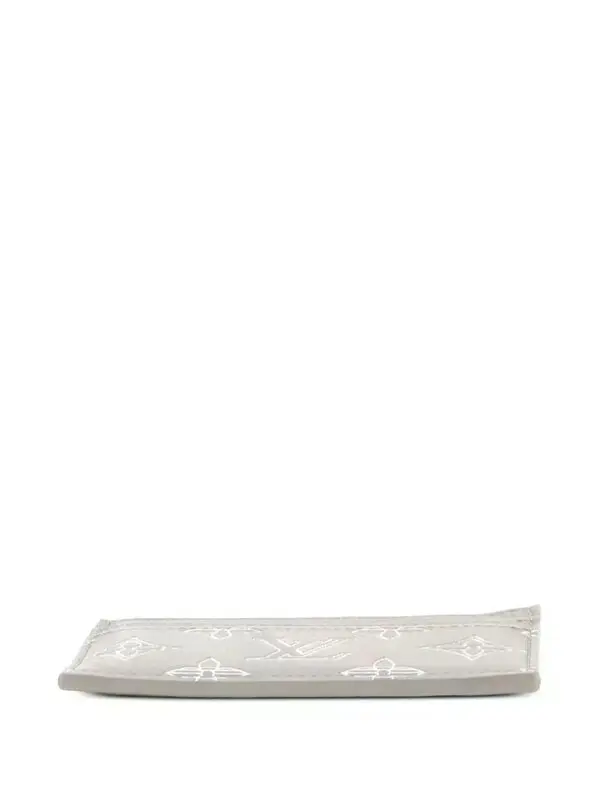 LOUIS VUITTON Double Monogram Shadow Leather Card Holder