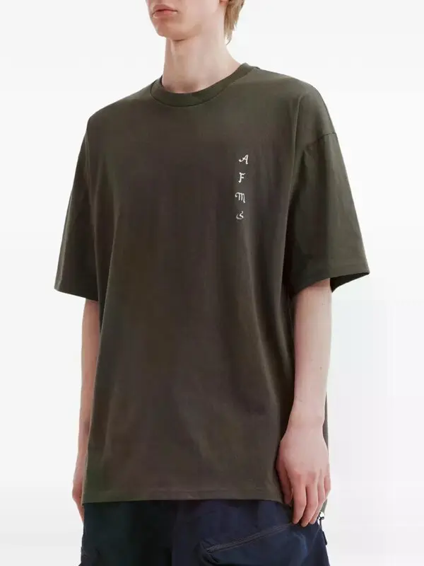AFTERMATHS Graphic-print Cotton T-shirt