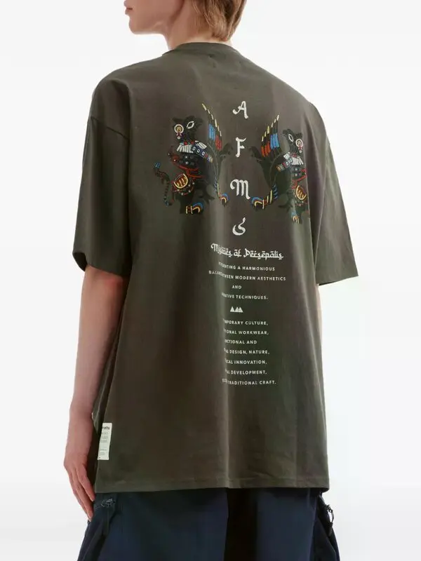 AFTERMATHS Graphic-print Cotton T-shirt