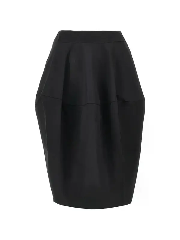 Jacquemus The Ovalo Skirt - Black