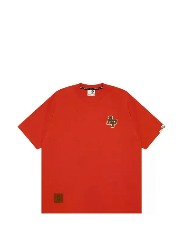 AAPE BY *A BATHING APE Logo-patch Graphic-print T-shirt
