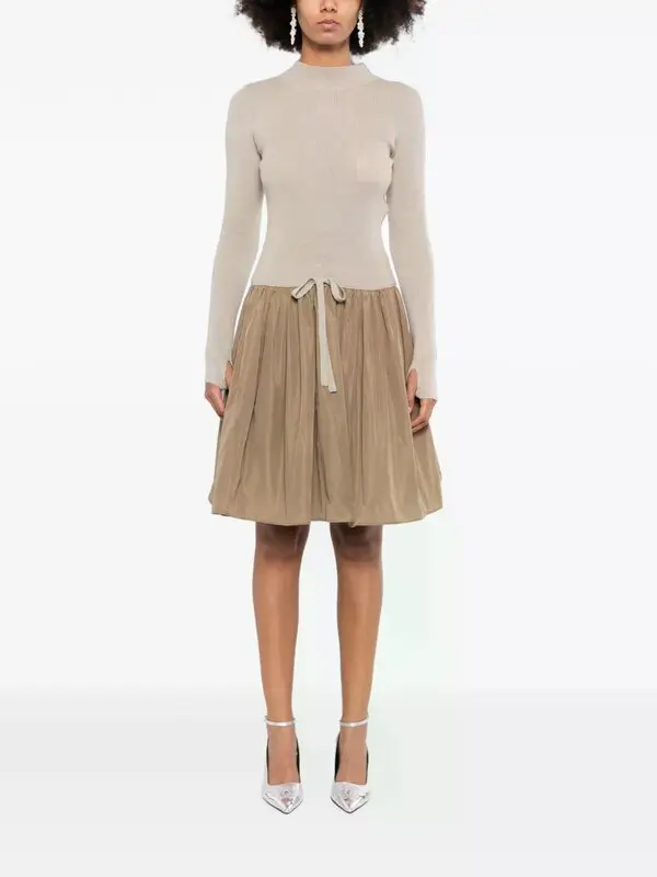 KIMHEKIM Ribbed-knit Flared Dress