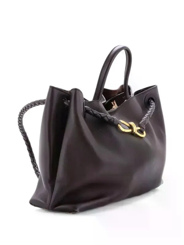 Bottega Veneta Andiamo Top Handle Bag Leather Medium Satchel