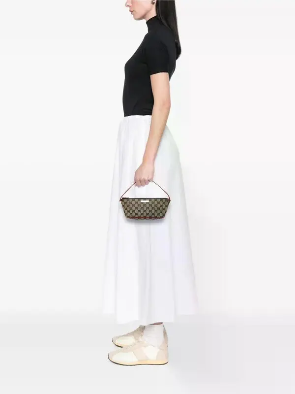 Gucci 2000-2015 Gg Canvas Boat Shoulder Bag