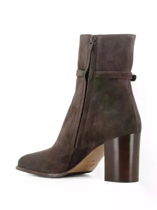 TASSINARI Taxi Drivers Buckle-detail Suede Ankle Boots
