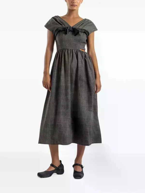Simone Rocha Bow-detail Midi Dress