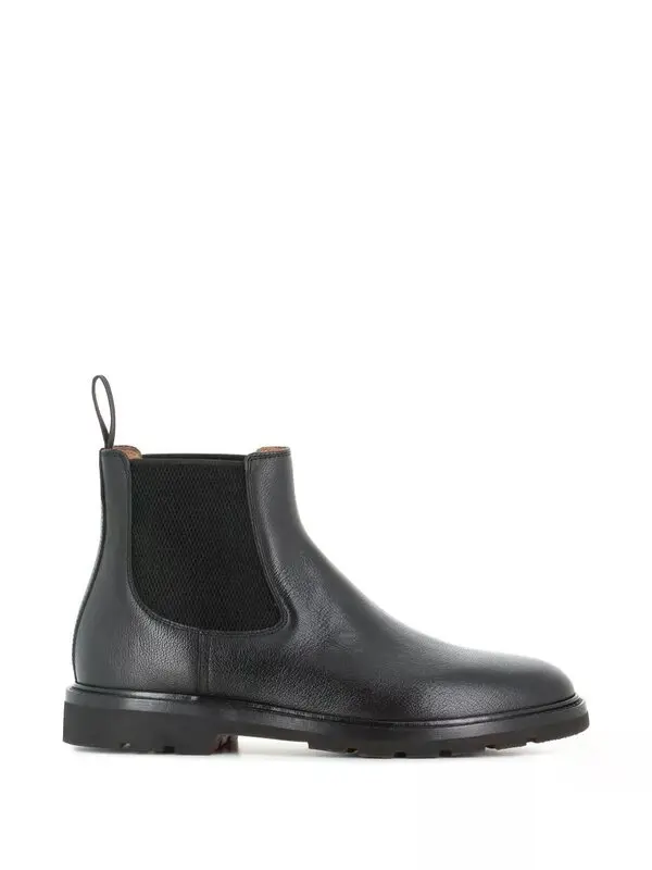 HENDERSON BARACCO Elasticated-side Leather Chelsea Boots