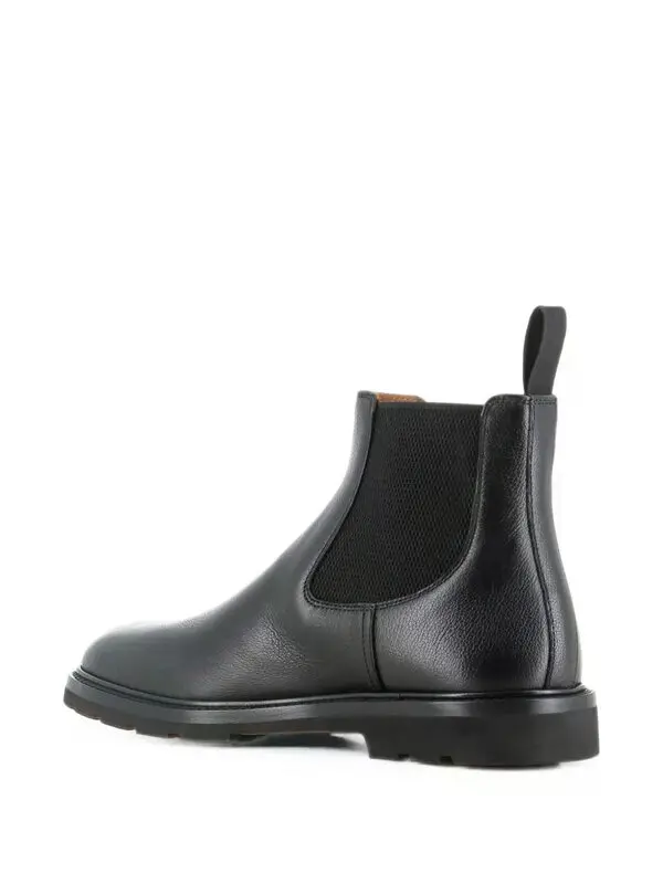HENDERSON BARACCO Elasticated-side Leather Chelsea Boots
