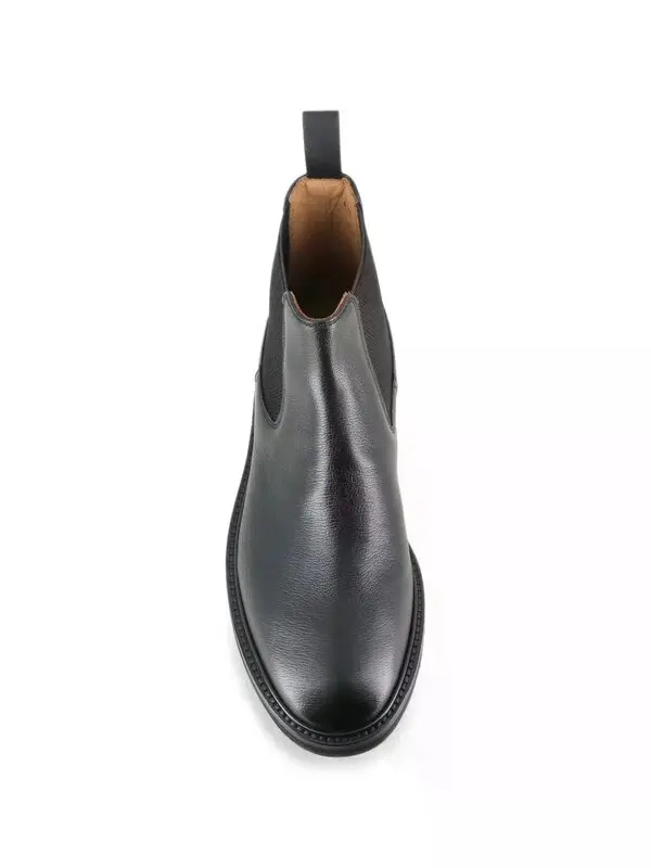 HENDERSON BARACCO Elasticated-side Leather Chelsea Boots