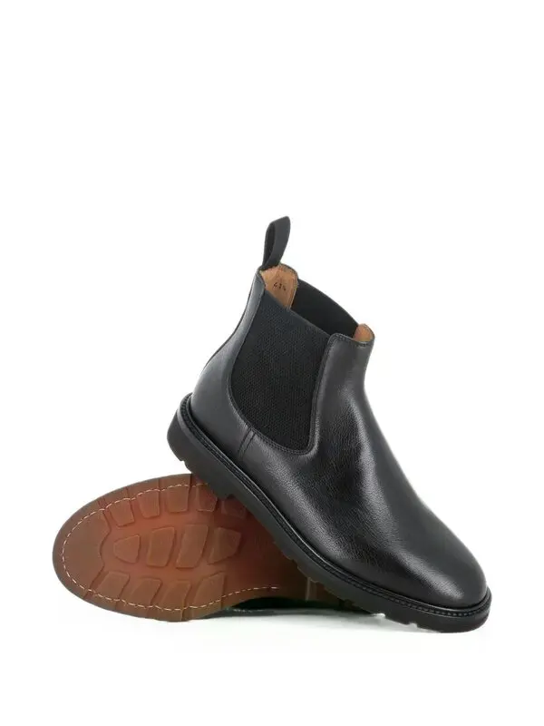 HENDERSON BARACCO Elasticated-side Leather Chelsea Boots