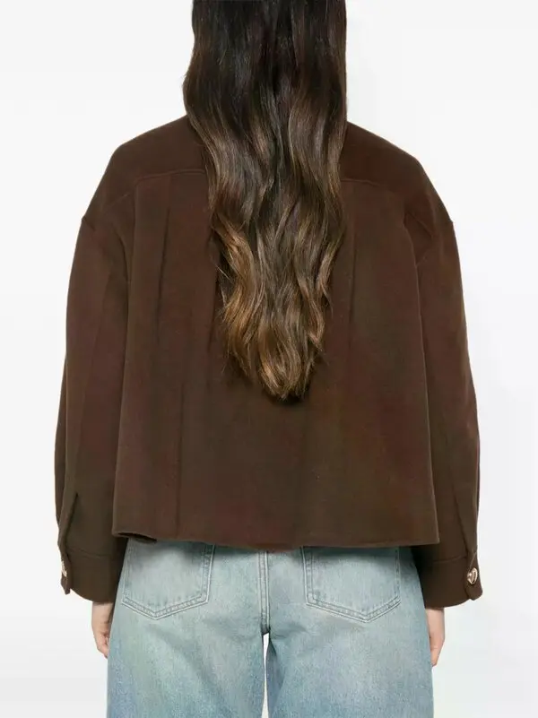 Maje Button-up Shirt-collar Coat