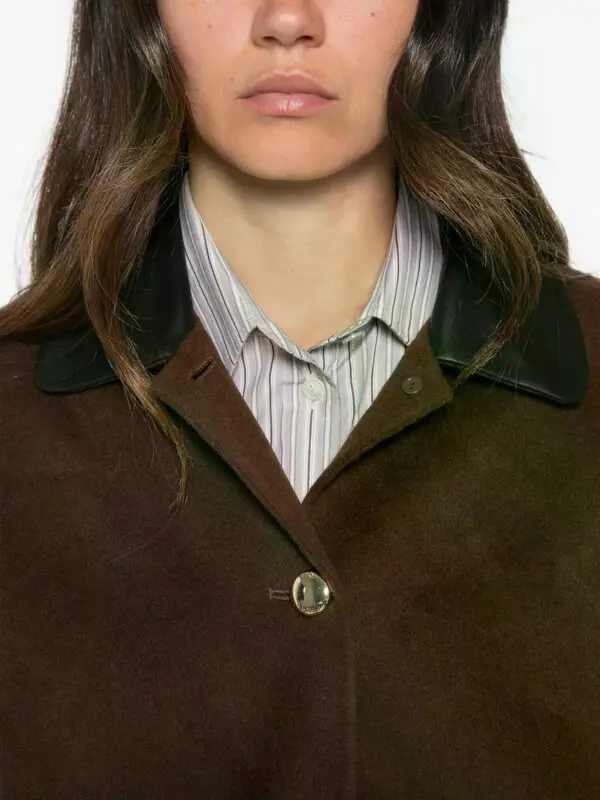 Maje Button-up Shirt-collar Coat