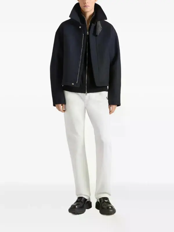 Givenchy Couture Seam Wool Jacket - Blue