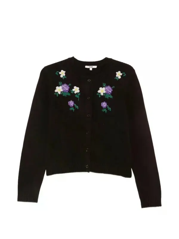 Maje Floral-beaded Cardigan