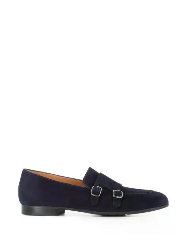 TASSINARI Taxi Drivers Double-strap Suede Loafers - Blue