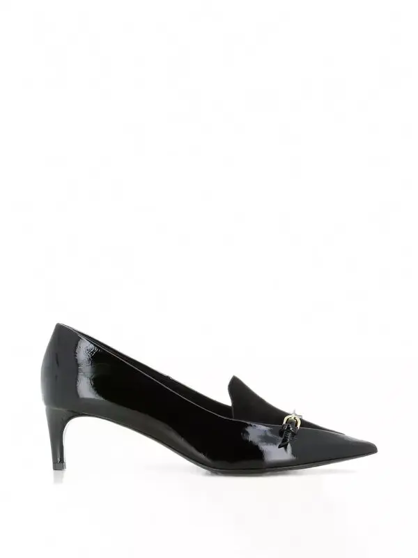 DEL CARLO Buckle-detail Pointed-toe Pumps